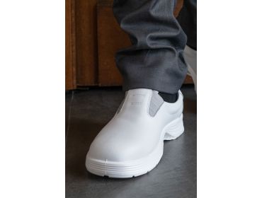 SAFETY SHOES l AMON WHITE or BLACK l LEATHER